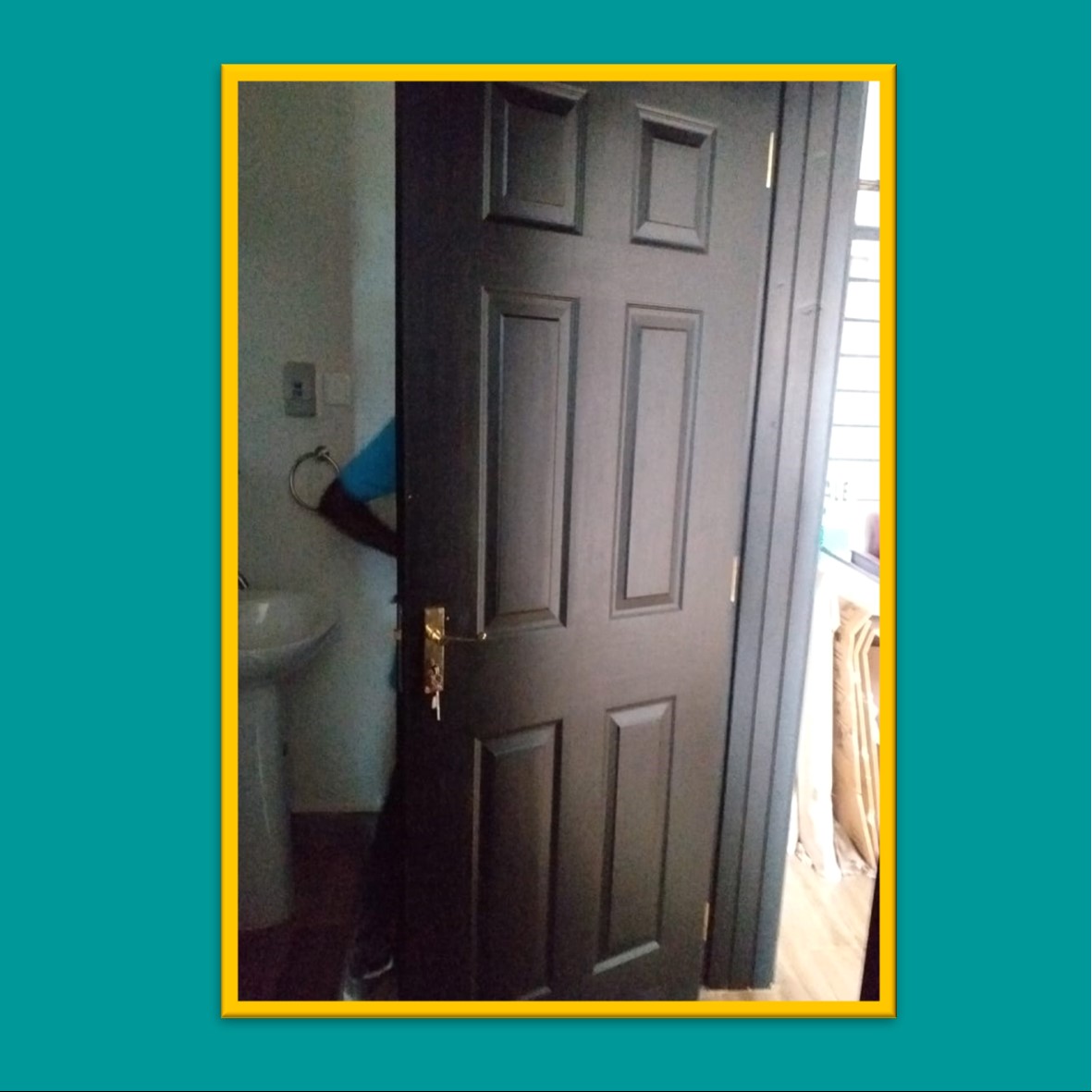 Embossed Veneer Flush Doors - Cider Wood & Interiors